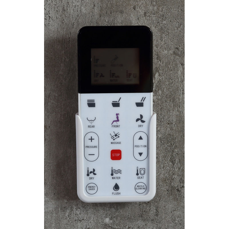 RunFine Group 1.28 Gallons GPF Elongated Floor Mounted Bidet Toilet (Seat Included) & Reviews ...